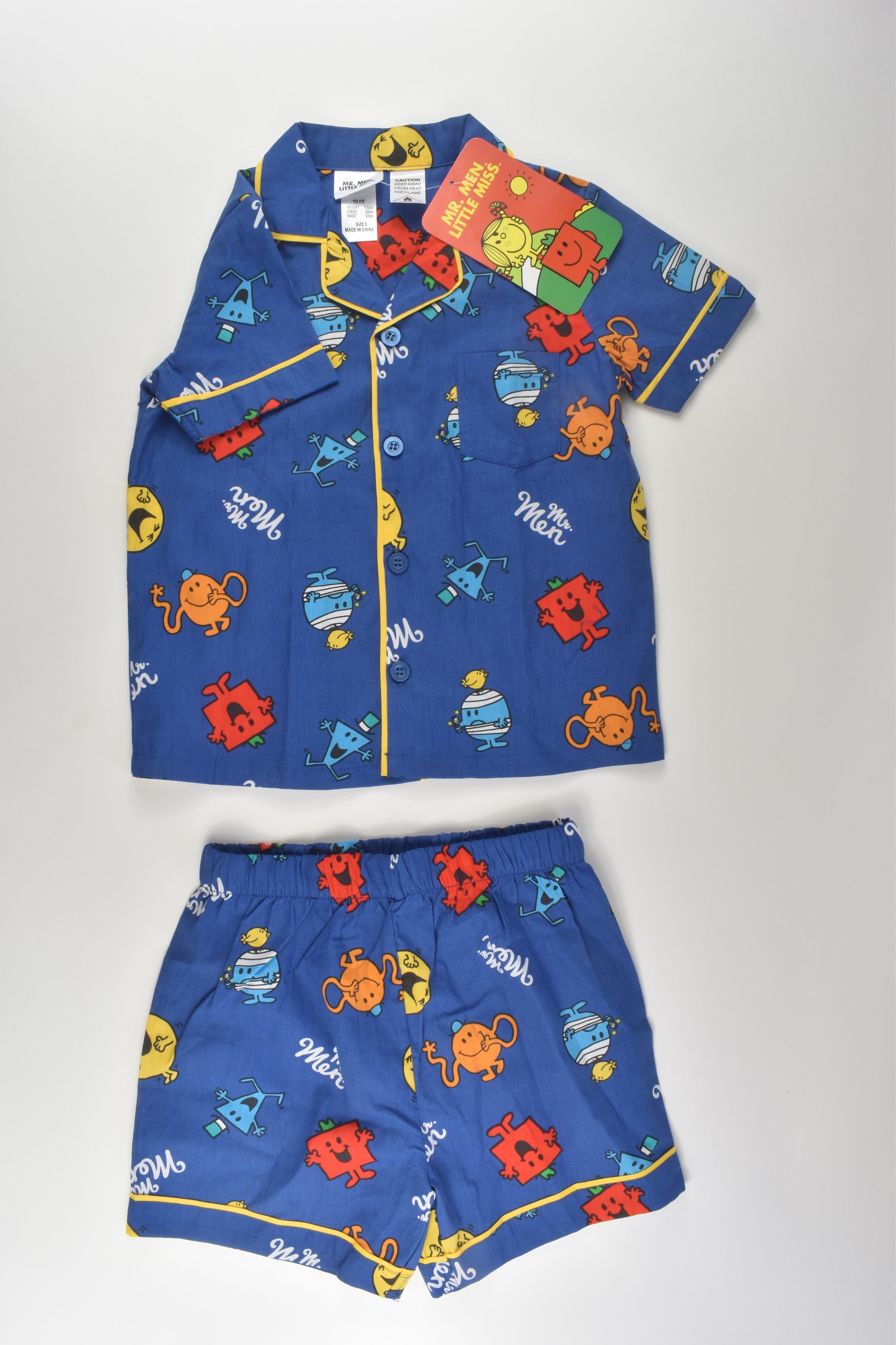 NEW Mr Men Little Miss Size 5 Short Pyjamas – MiniMe Preloved - Baby ...