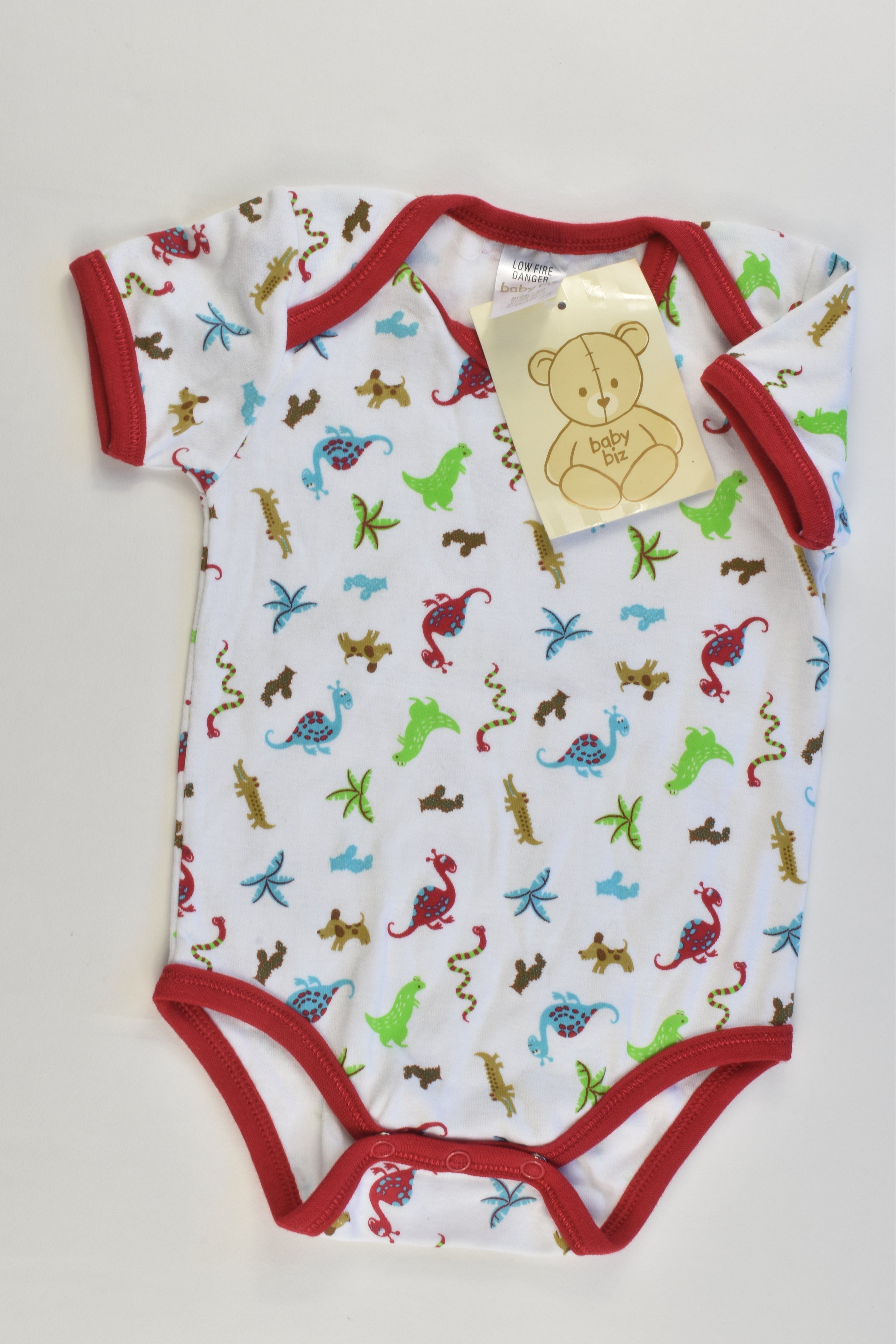 NEW Baby Biz Size 00 (68 cm) Dinosaurs Bodysuit – MiniMe Preloved ...